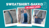 Sweatshirt-Sakko nähen im Used Look