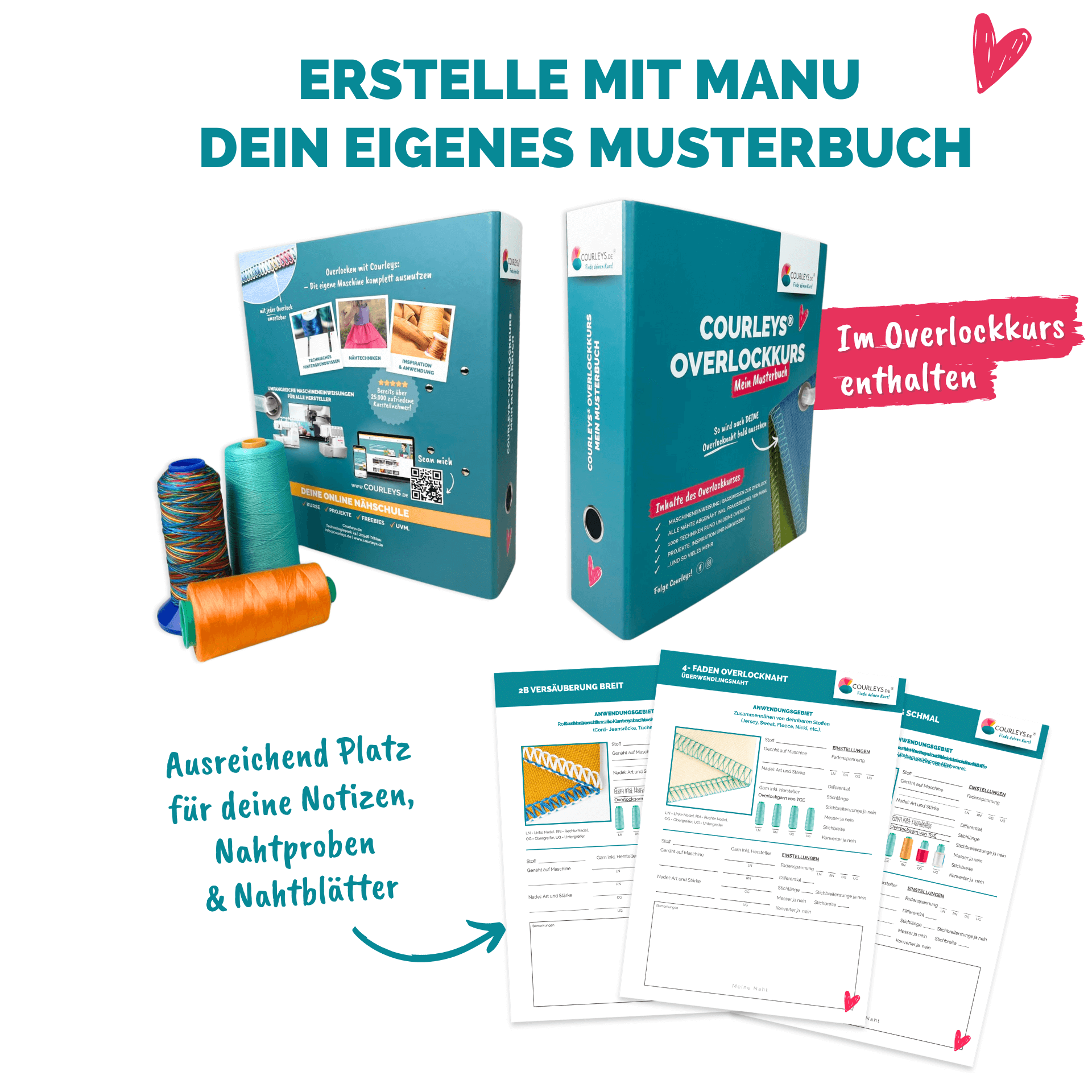 Nähen mit der Overlock verstehen und einfach anwenden