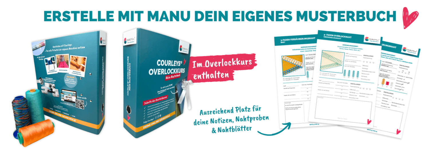 Nähen mit der Overlock verstehen und einfach anwenden
